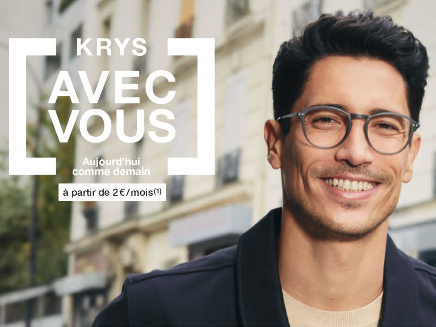 Lunettes de vue Signature Krys Moj2205 114 Gris Fonce Carré - Krys