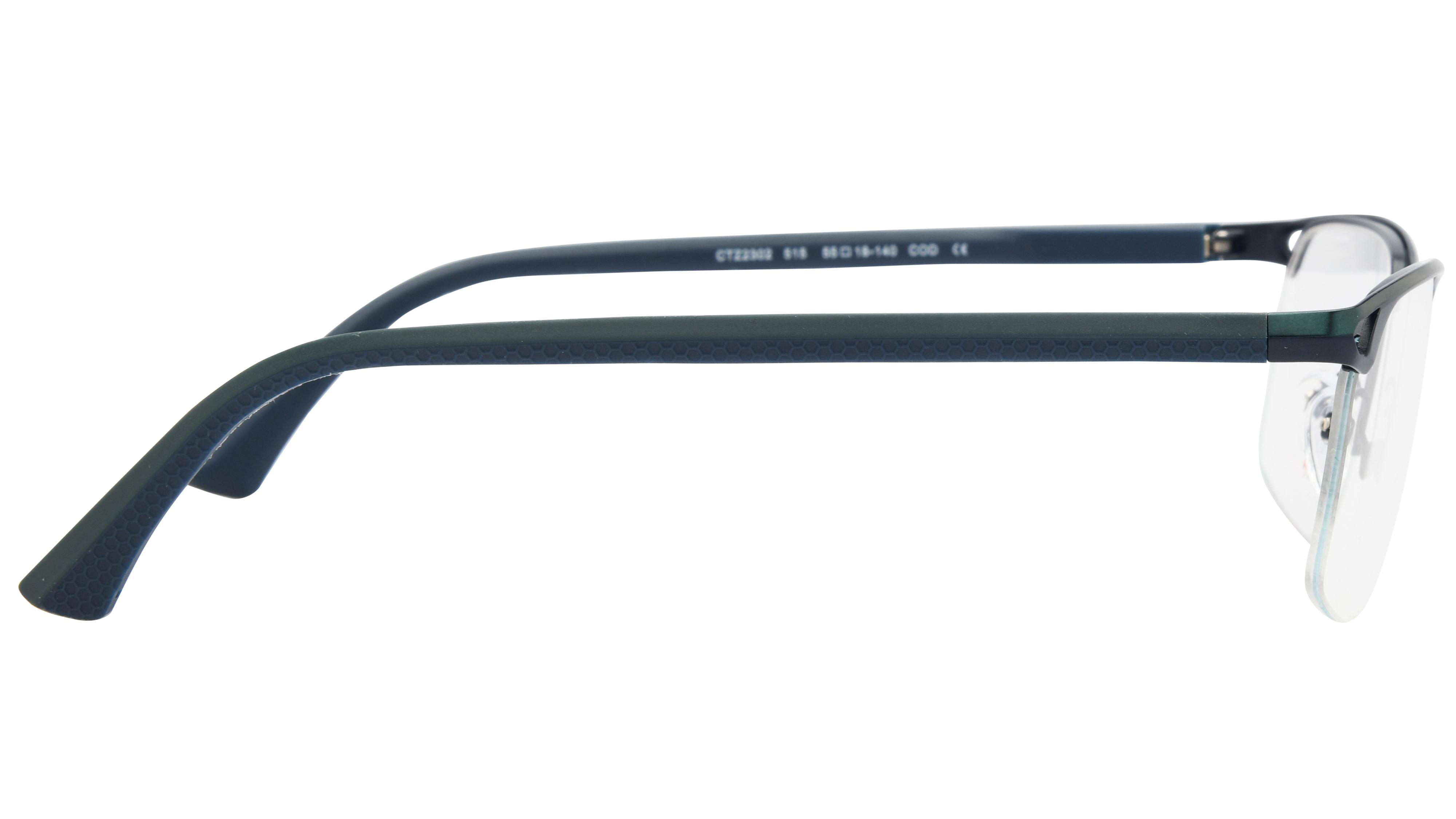 Lunettes de vue Citizen Ctz2302 515 Bleu Satin Rectangle - Krys