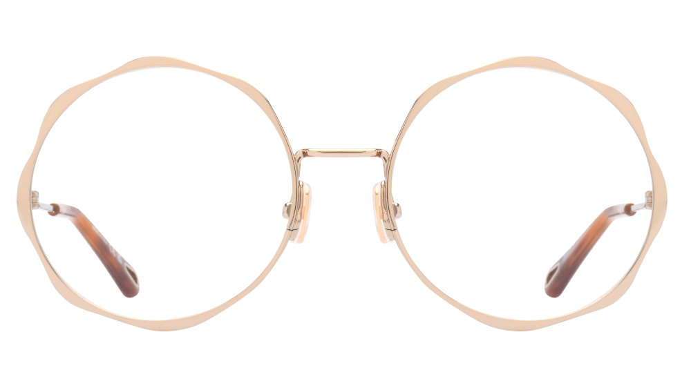 Lunettes de vue Chloé CH0185O 005 Or Rose Ronde - Krys