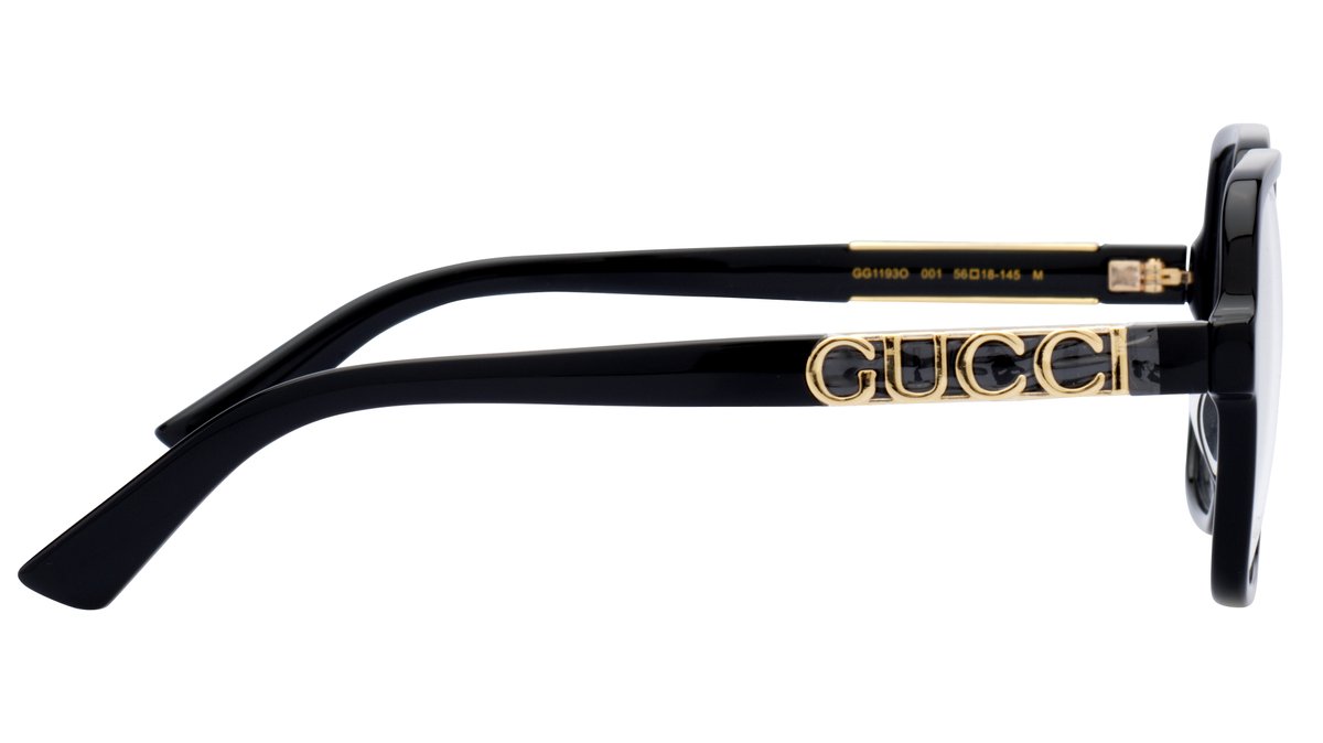 Lunettes de vue Gucci Gg1193O 001 Noir Brillant Carré - Krys