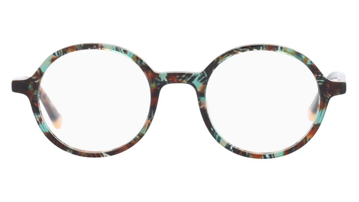 Lunettes de vue Signature Krys Kis2207 524 Bleu Turquoise Ronde - Krys