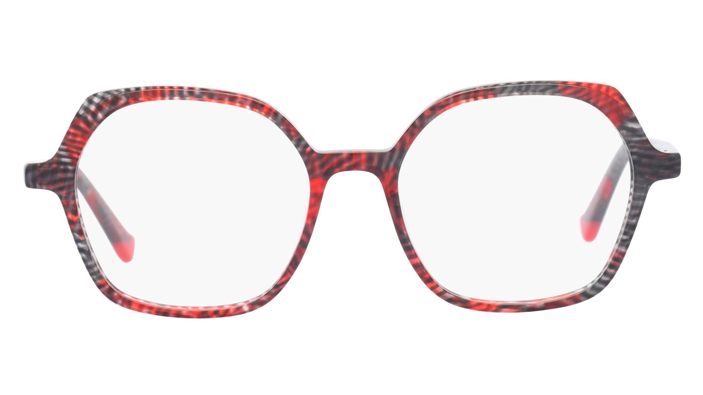 Lunettes de vue Signature Krys Kis2206 734 Rouge Texture Carré - Krys