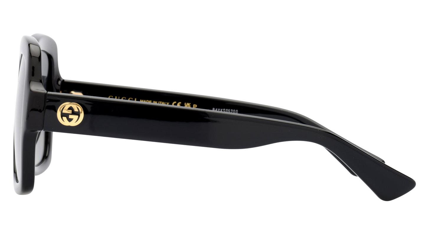 Lunettes de soleil Gucci GG1337S 002 Noir Brillant Carré - Krys